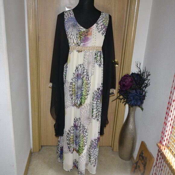 Dresses | Boho Caftan Vacation Beachy Resort Wear Festival Evening ...